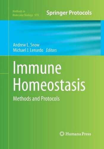 Immune Homeostasis: Methods and Protocols (Methods in Molecular Biology ...