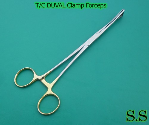T/C DUVAL Clamp Forceps 8" Surgical Veterinary Instruments | eBay