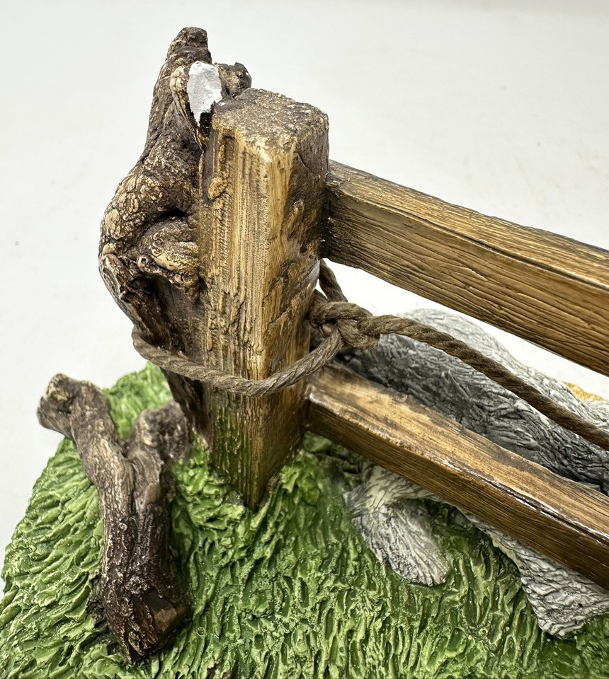 NATURECRAFT KNICK KNACK PADDY WACK Dog Bone #979 Black Americana ...