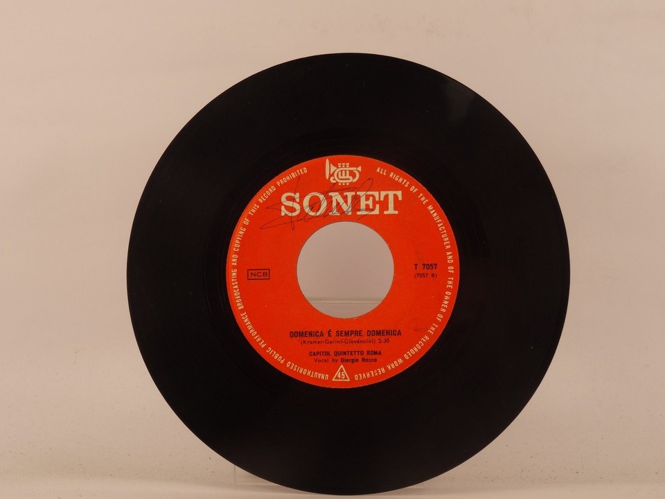 CAPITOL QUINTETTO ROMA AL CHIAR DI LUNA (137) 7" SONET | eBay UK