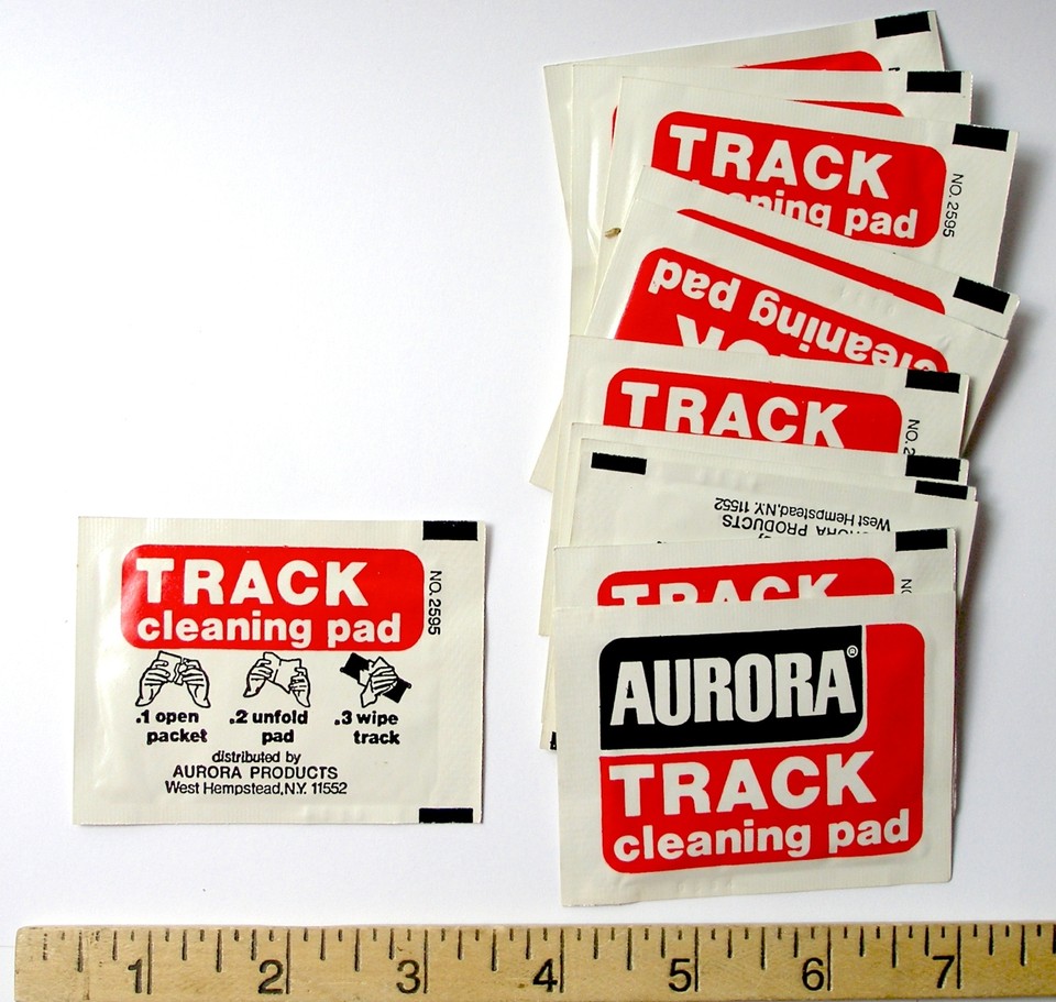3Boxes 36Packs 1974 Aurora AFX T-Jet Slot Car TRACK CLEANING PAD #2595 ...