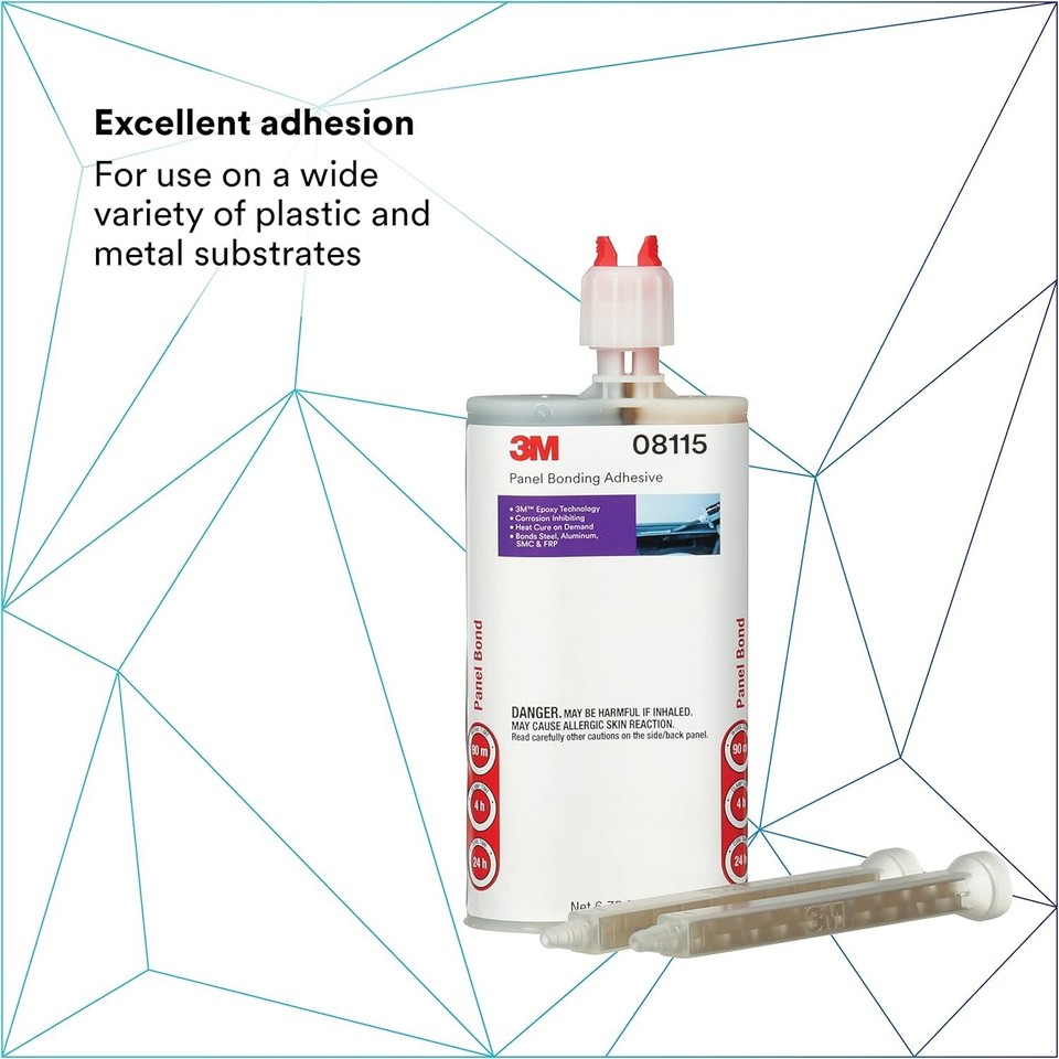 3M 08115 Automix Panel Bonding Adhesive, 200 mL Cartridge | eBay