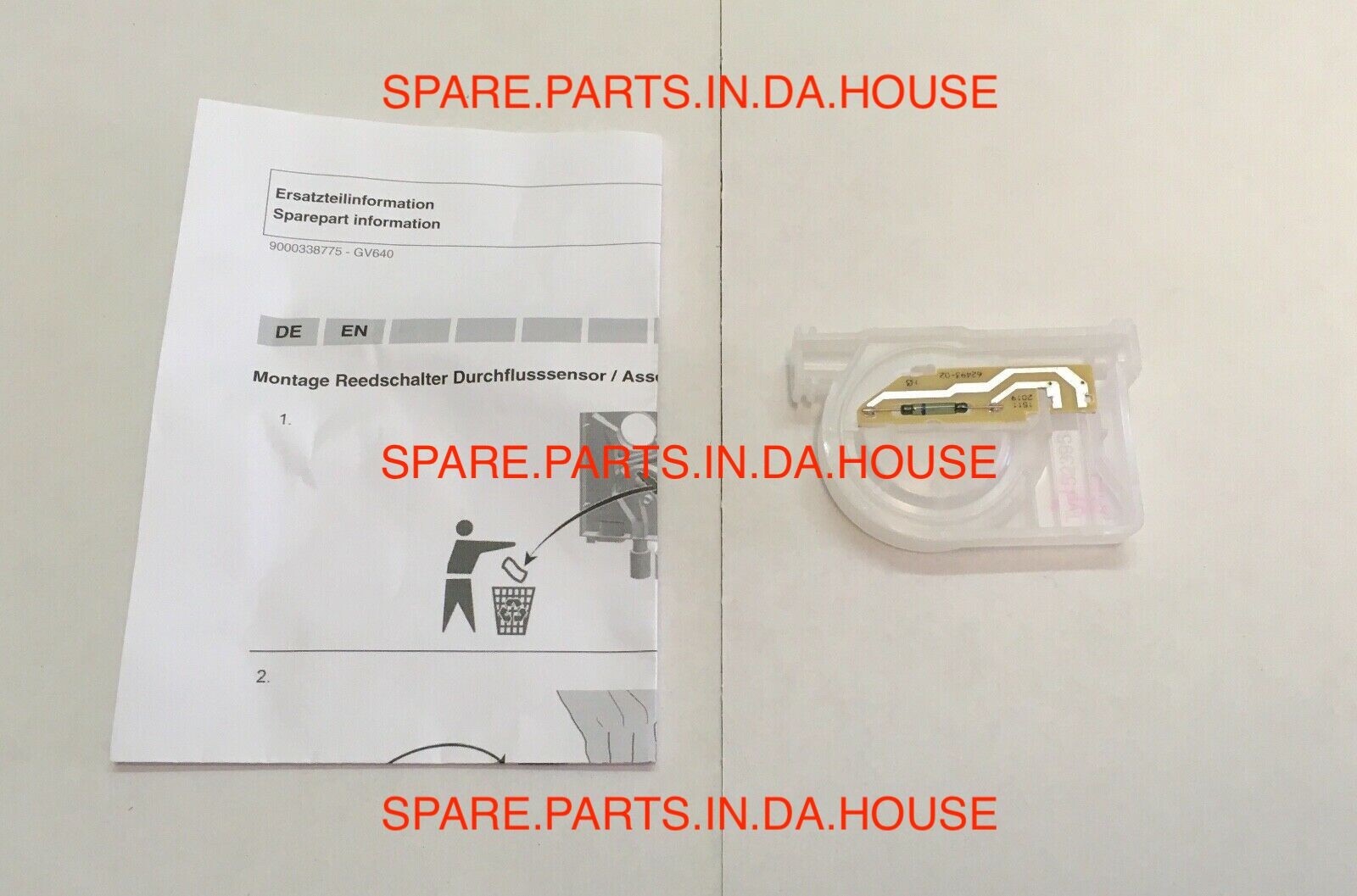 Bosch Dishwasher Water Flow Meter Reed Switch Sensor SMU88TS03A/29 ...
