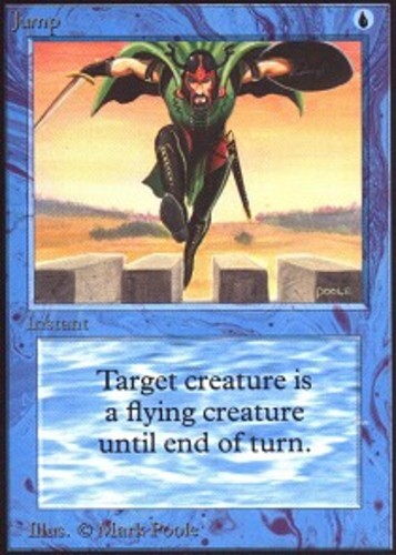 Jump ~ Moderately Played Unlimited MTG Magic UltimateMTG Blue Card | eBay