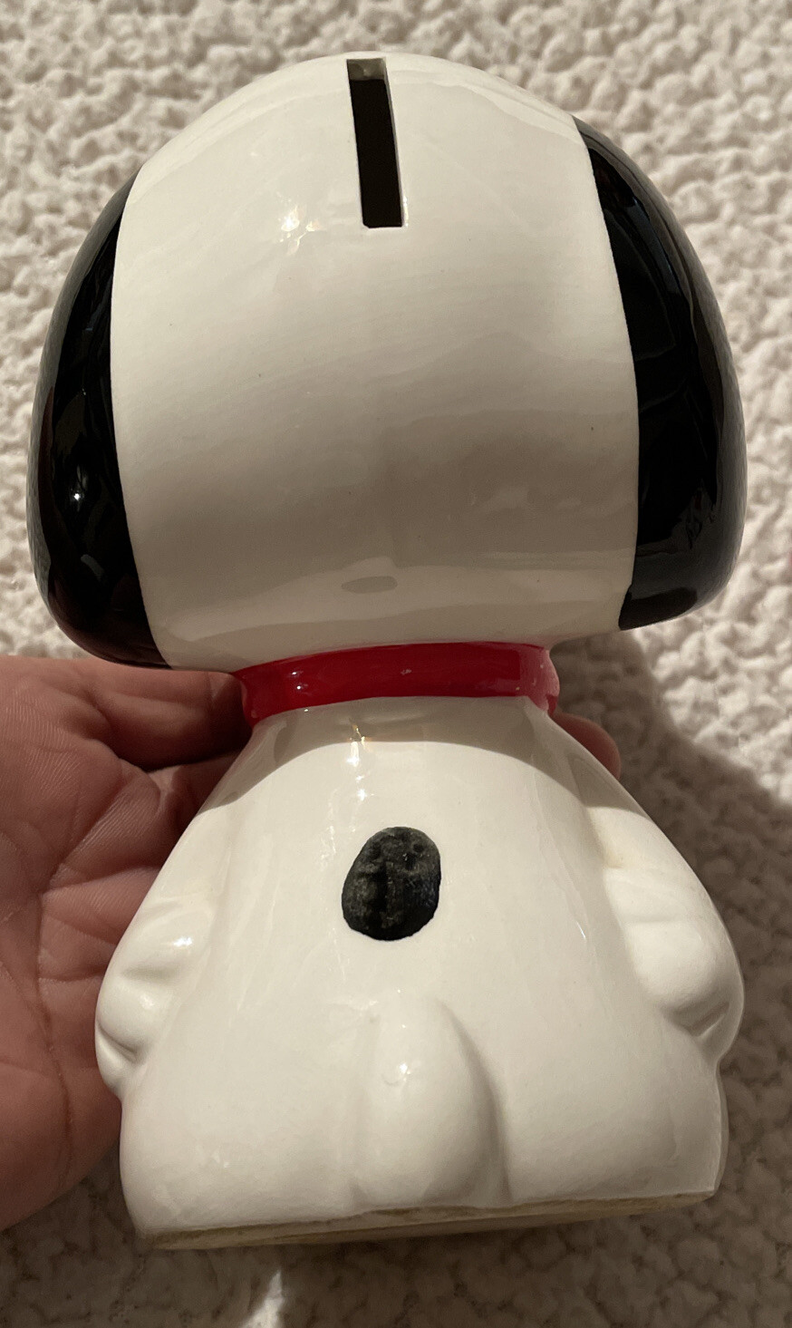 Vintage 1958 1966 United Feature Syndicate Ceramic Snoopy Coin Bank | eBay