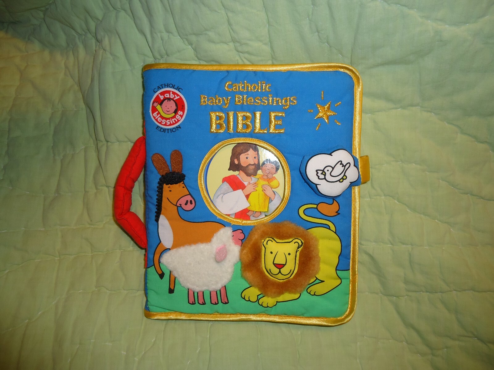 Lot of 4 Catholic Baby Books*Bible*FIrst Prayers*Nativity Set*Dolls ...
