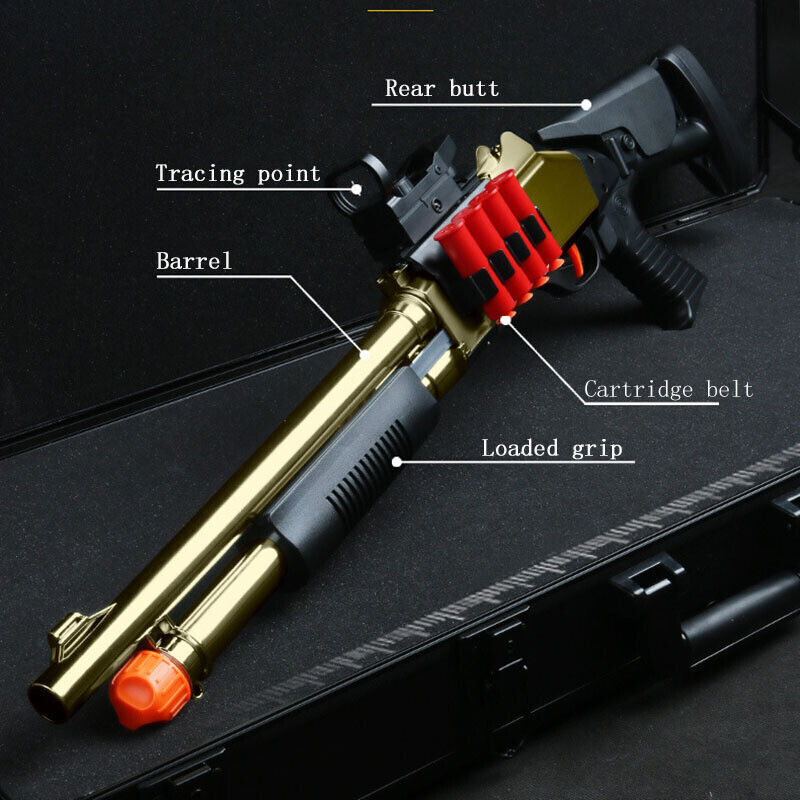Shell Ejection Function Soft Bullet Toy Gun Shotgun with Soft Bullets ...
