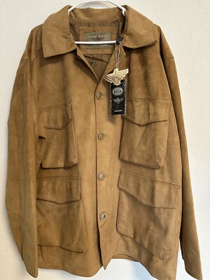 Reportage RGA Italy Suede Leather Brown Women’s Jacket XXL (Pls See ...