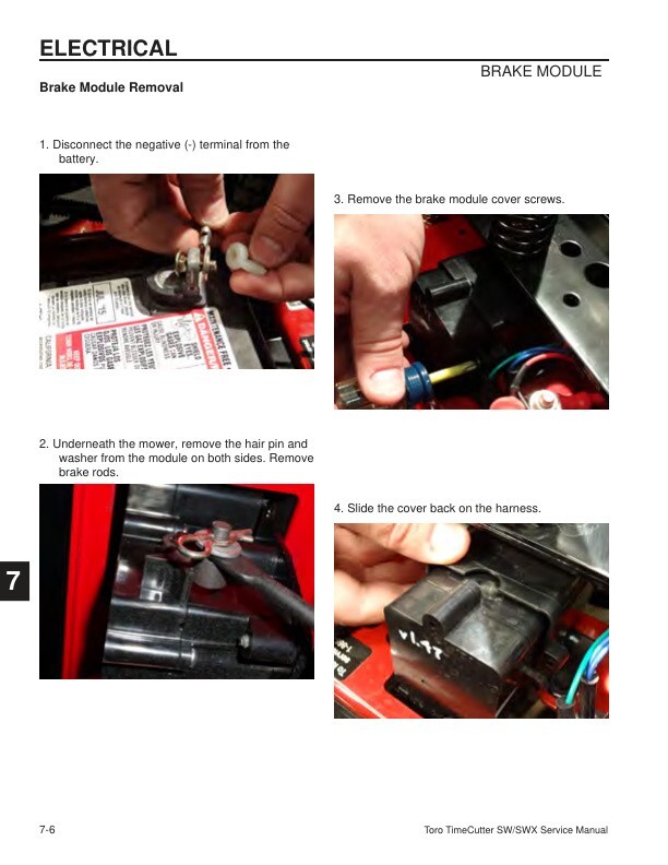 Toro Timecutter SW SWX Service Manual | 3200 4200 5000 5425 4250 5050 ...