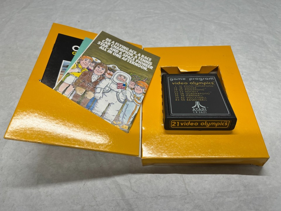 1977 ATARI Original Launch Gatefold Game Boxes Complete LOT 8 RARE ...