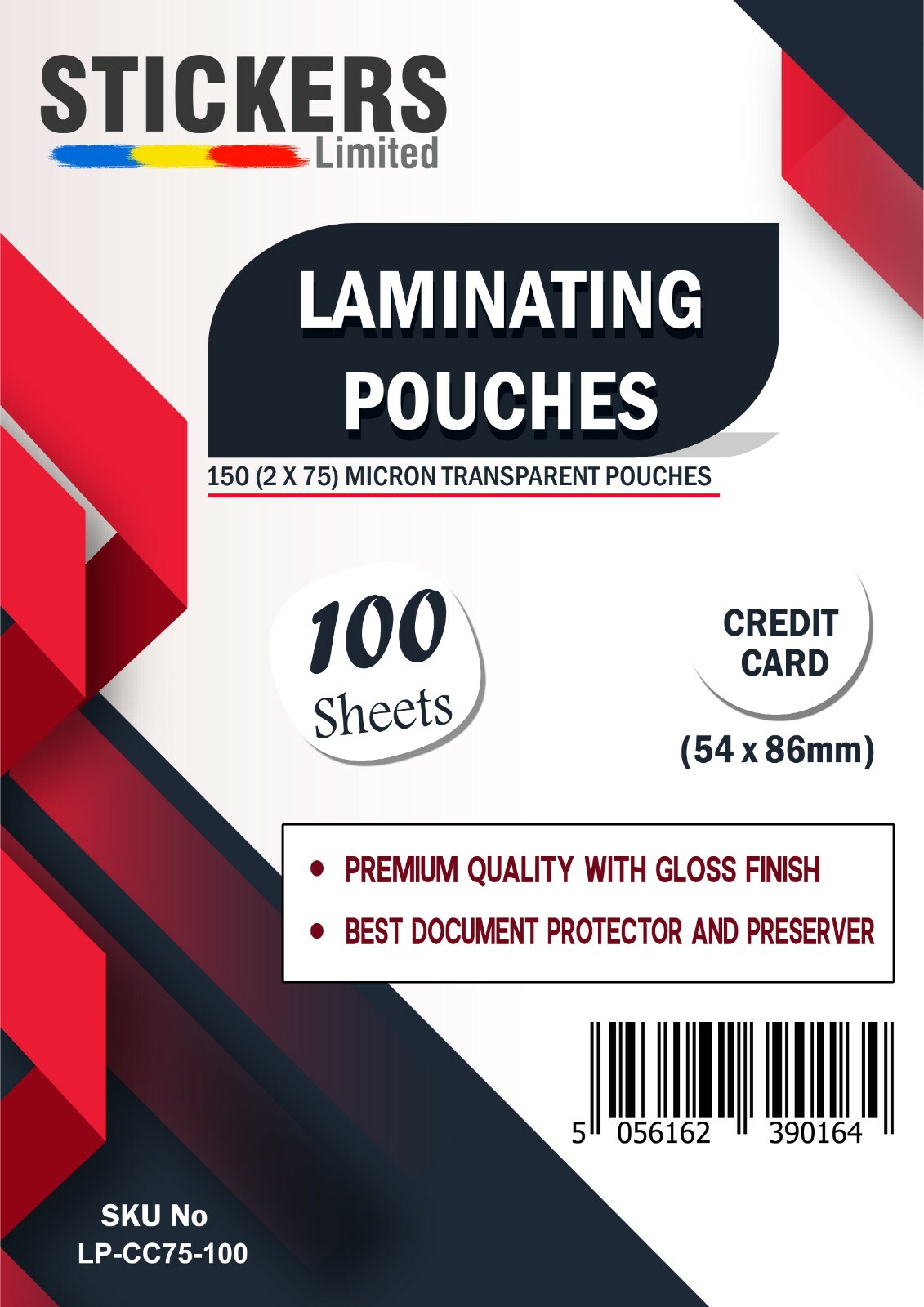 100 x Laminating Pouches - All Sizes Premium Laminator Sheets Sleeves ...