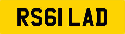 61 REG NUMBER PLATE RS61 LAD MEGANE RS RENAULTSPORT REN RENAULT CUP ...