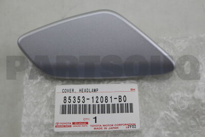 8535312081B0 Genuine Toyota COVER, HEADLAMP CLEANER WASHER NOZZLE 85353 ...