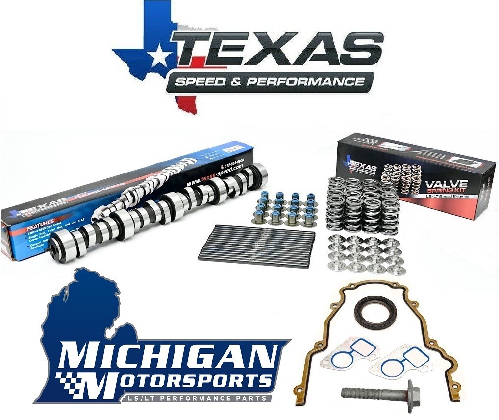 Texas Speed LS3 Stage 2 Supercharged Camshaft Kit LSA L99 L76 L96 6.2L ...
