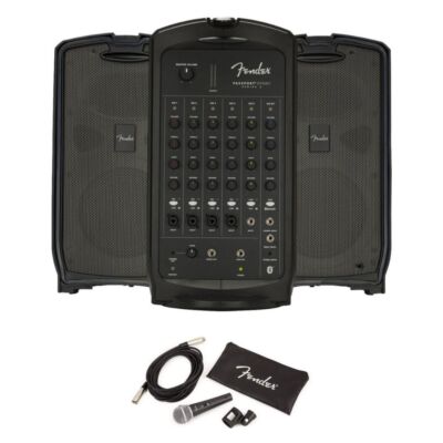 Fender Passport Series 2 Portable PA System w/ Fender Microphone Kit ...