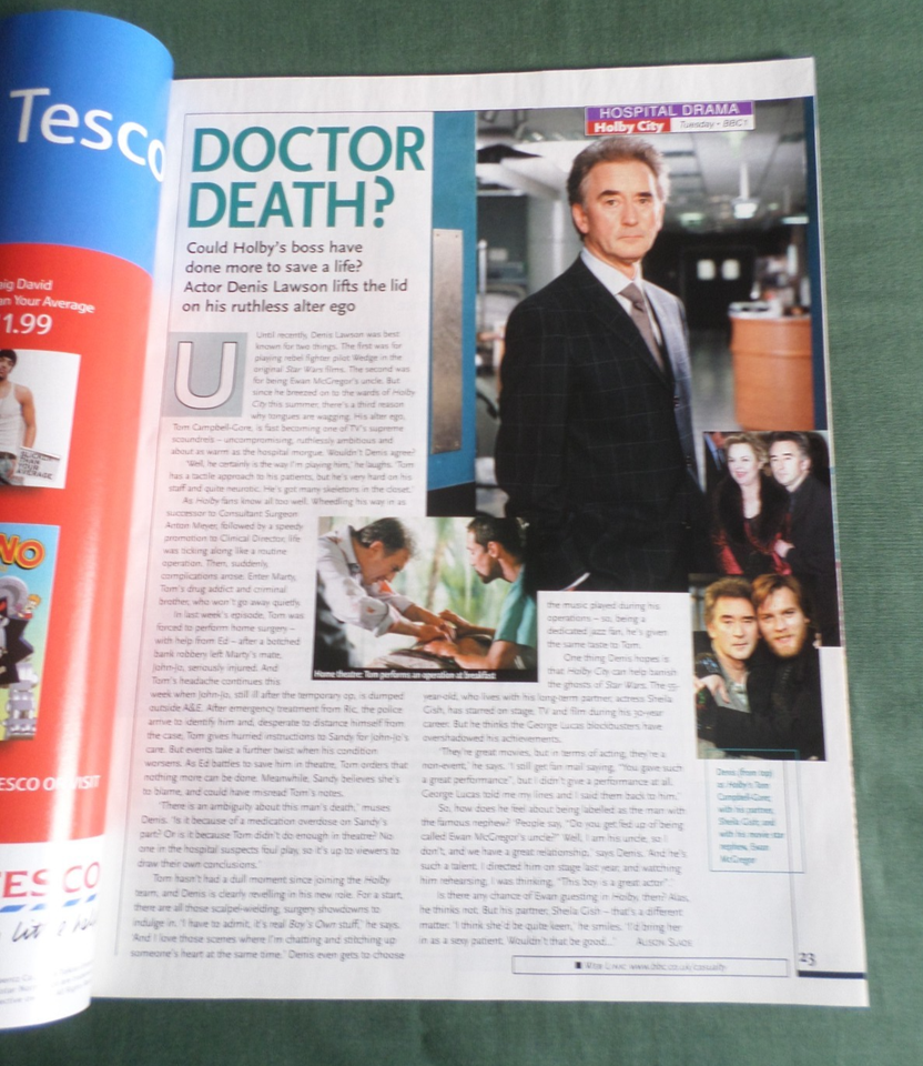 TV TIMES 16-22 NOV 2002 - JAMES BOND 40 YEARS -TIMOTHY DALTON - GREASE ...