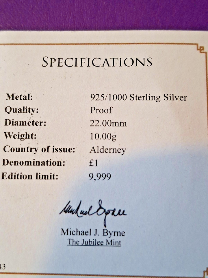 2019 50th Anniversary of the Moon Landing Solid Silver Proof £1 Coin. | eBay UK