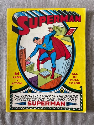 DCC: SUPERMAN #1 LARGE FORMAT 13-1/4x10 Famous First Edition REPRINT ...