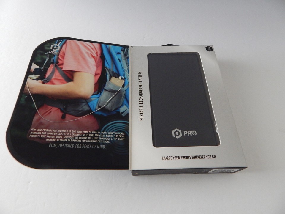 POM Power2Go-5 5000mAh Portable Rechargeable Battery Black New | eBay