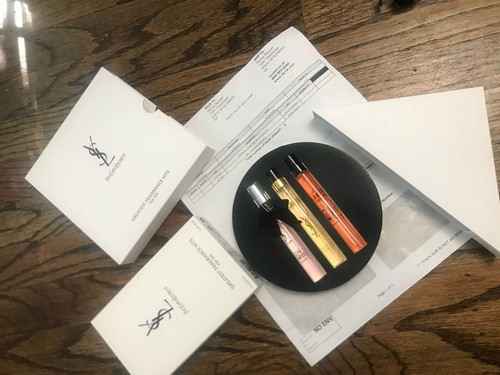 YSL Yves Saint Laurent Perfume Travel Spray Trio Set NIB Lux Perfume ...