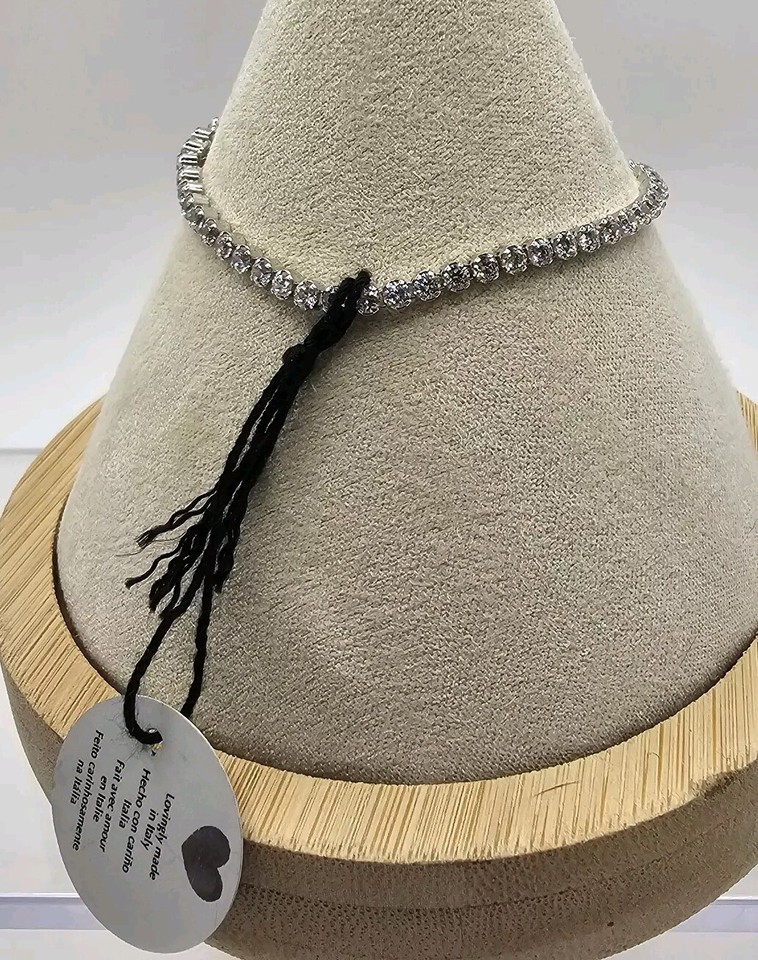 *BRAND NEW* Pandora Sterling Silver Sparkling Slider Tennis Bracelet ...