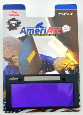 AmeriArc Auto darkening Welding Lens 2x4 Shade 10 | eBay