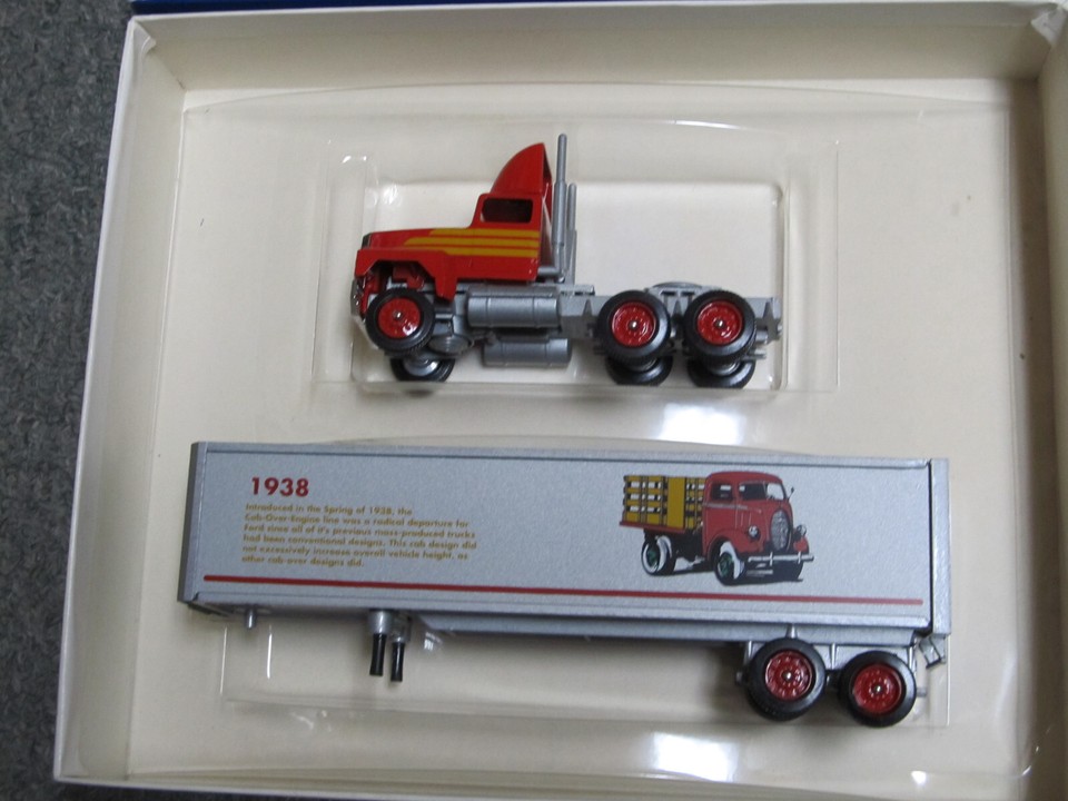 Winross Ford Story 1937 - 1938 Tractor and Trailer IN ORIGINAL BOX | eBay
