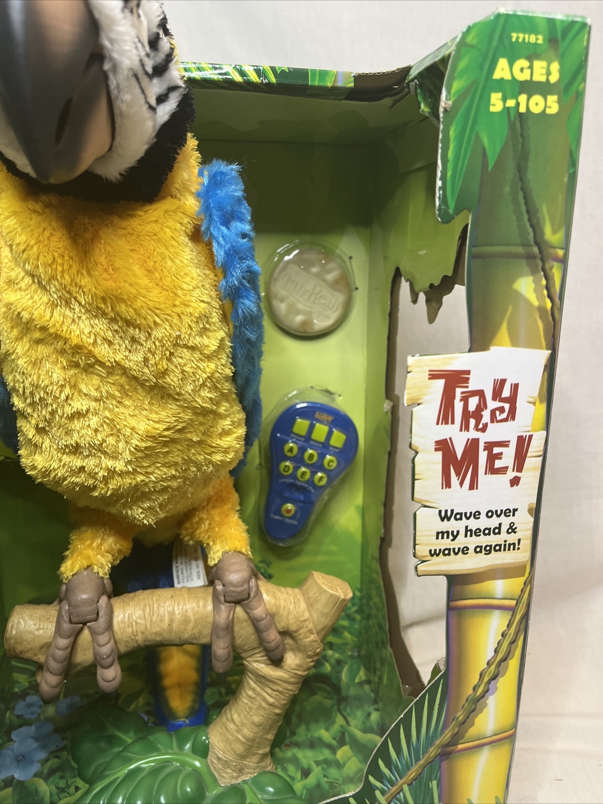 FurReal Friends Squawkers McCaw 16" Remote Controlled Interactive ...