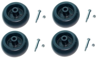 4/Four Deck Wheels W/Bolt & Nut Fits Husqvarna Replaces 174873 / ...