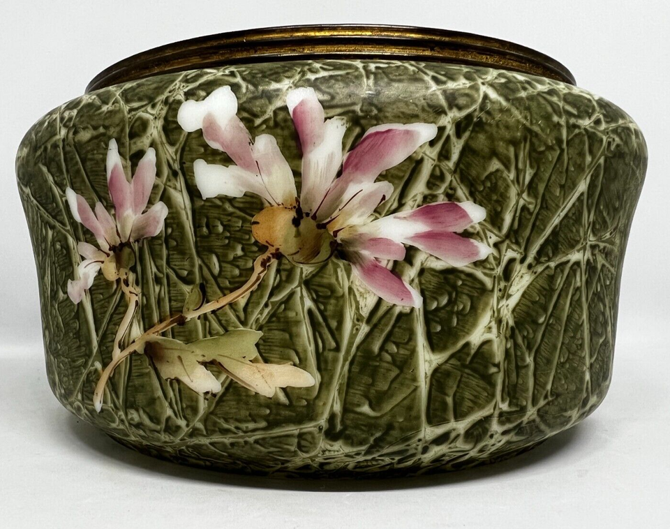 CF Monroe-Wave Crest-Kelva-Green Mottled Design Open Ferner Box-Pink ...