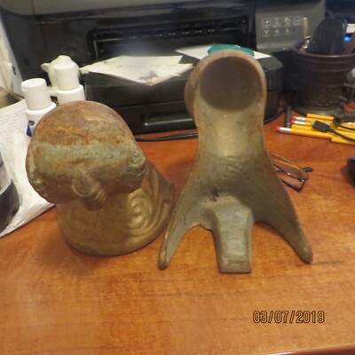 FOUR CAST IRON CROWS FEET BATHTUB LEGS STEAM PUNK | eBay