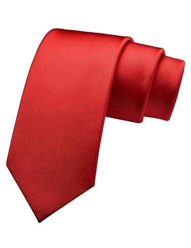 Branduce 3.15"（8cm） Men's Solid Color Formal Woven Necktie + Gift Box ...