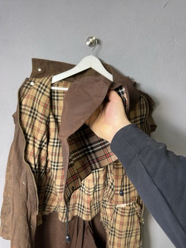 Barbour Stockman Burghley Style Open Field Country Wear Waxed Coat Men ...