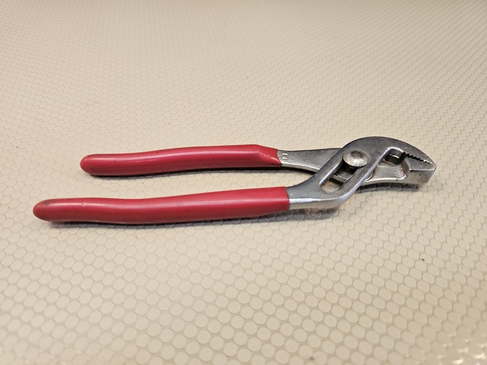 BLUE POINT BY SNAP-ON PLIERS HL16 CHANNELLOCK ADJUSTABLE RED 6.5" MADE ...