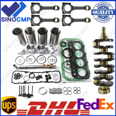 1DZ-II 1DZ-2 Engine Rebuild Kit - Crankshaft & Rods For Toyota 7FD 8FD ...