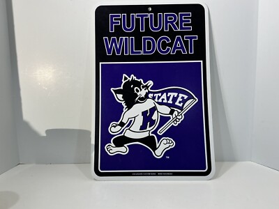 KSU Kansas State University Wildcats Traffic Sign Plastic Future ...