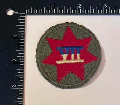 WWII US 7th Corps German Theater Made Patch | eBay