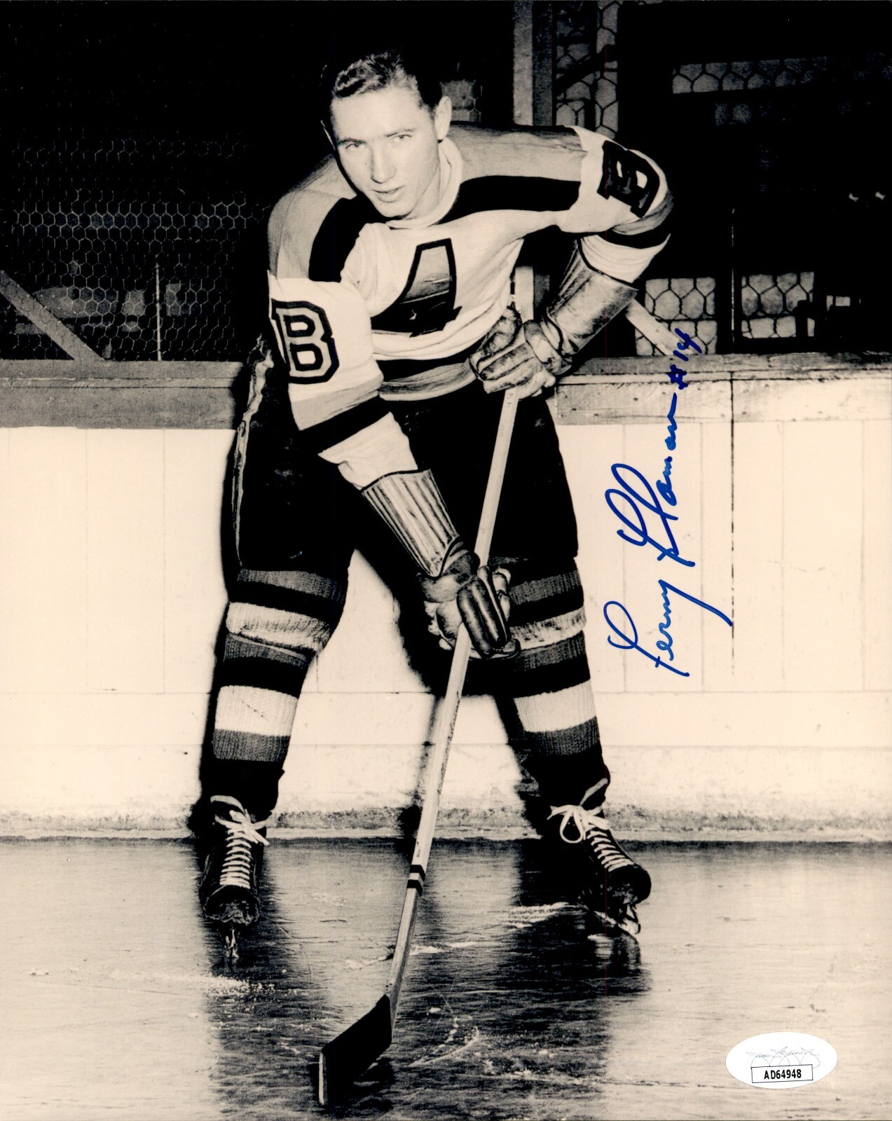 Fern Flaman Signed Boston Bruins 8x10 Photo JSA COA | eBay