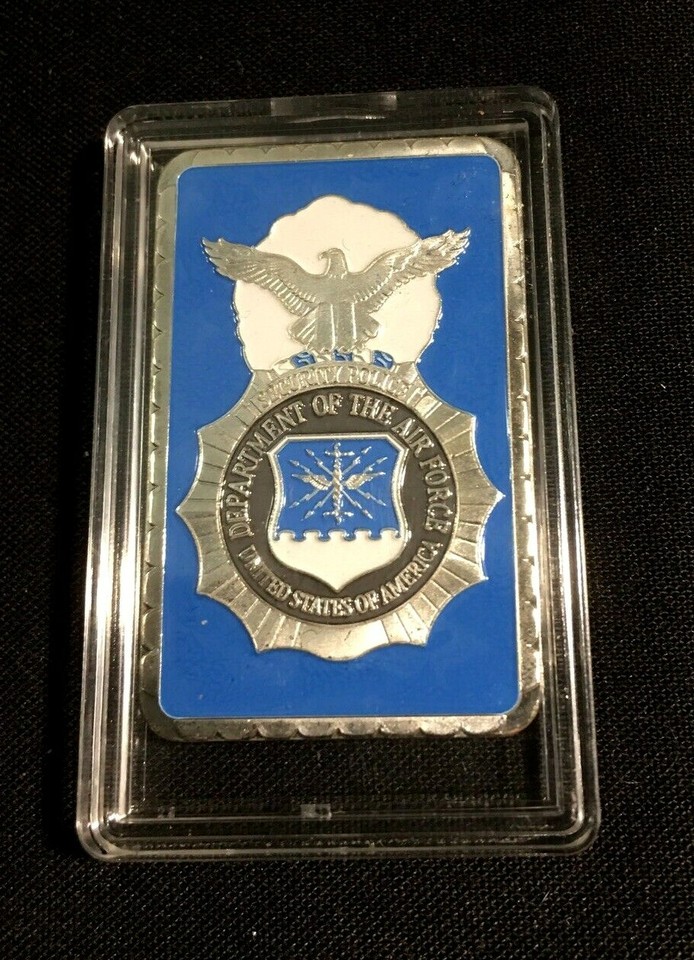 USAF SECURITY FORCES Challenge coin (BAR) United States AIR FORCE NEW ...