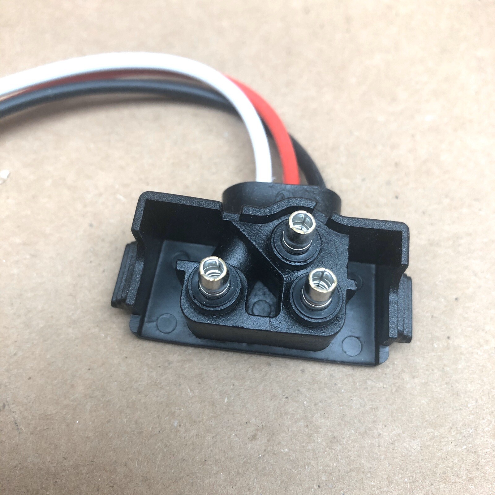 QTYS 10 LED 53876 2X3 PRONG TRAILER TRUCK LIGHT PIGTAIL FOR SEALED STOP ...