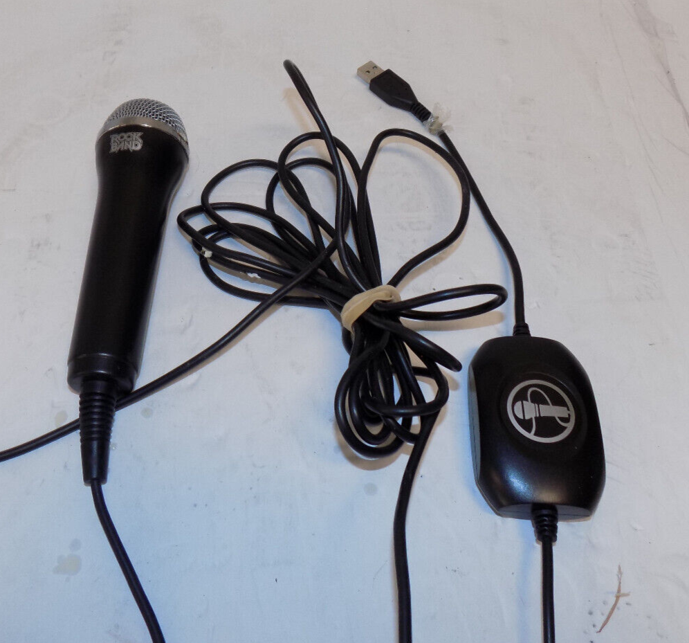 Rock Band USB Microphone Logitech A-0234A PS2 PS3 PS4 Xbox 360 Xbox One ...