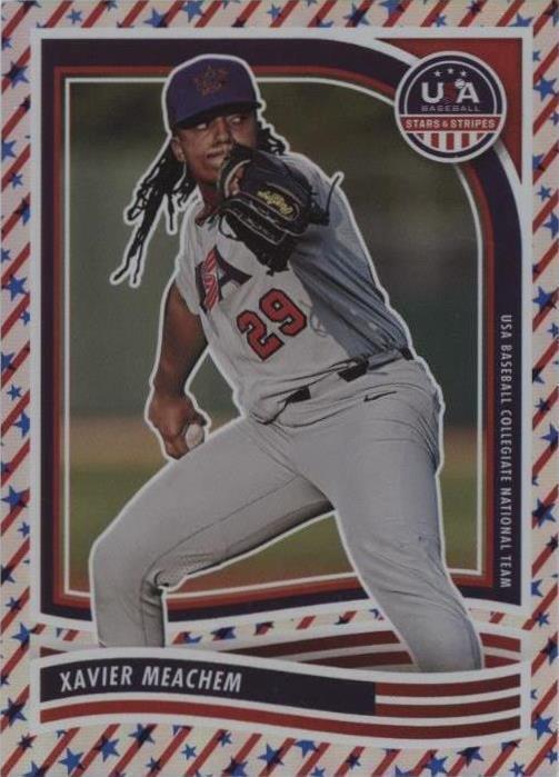 2024 Panini Stars and Stripes - Xavier Meachem #27 Stars & Stripes /50 ...