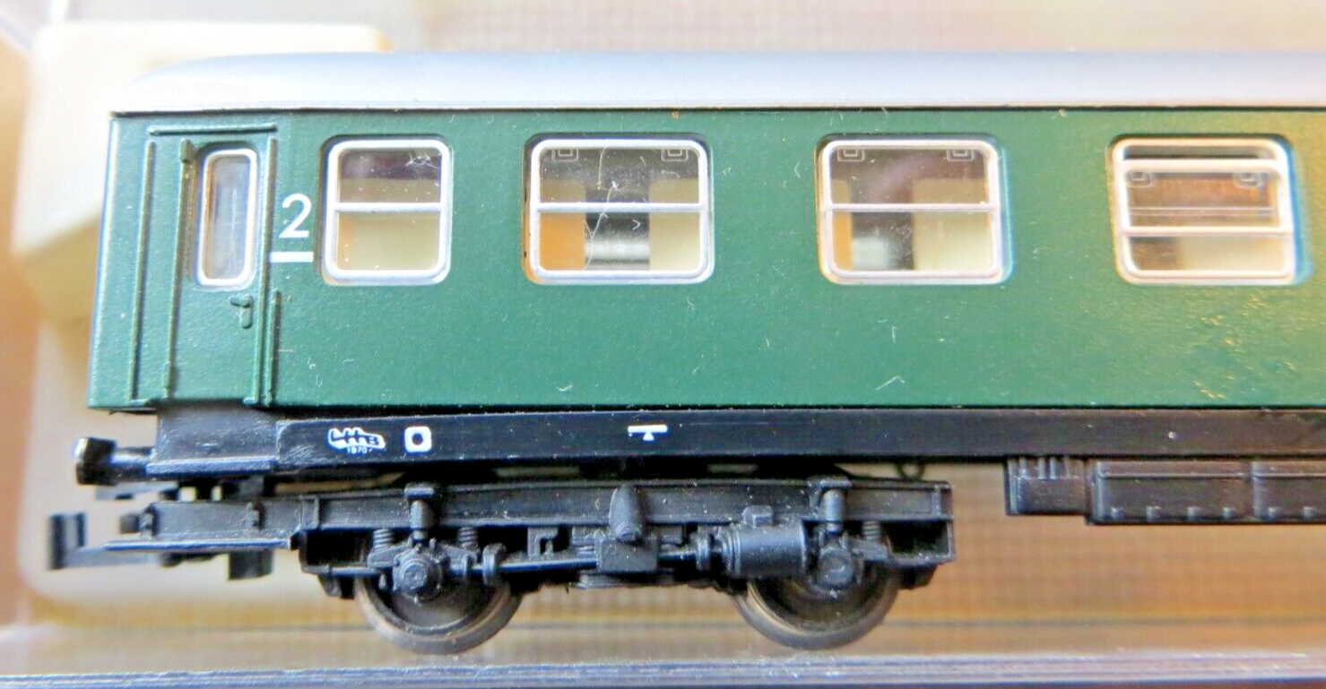 Fleischmann 8111 N Express Car 2nd Class of the DB Green in Original ...