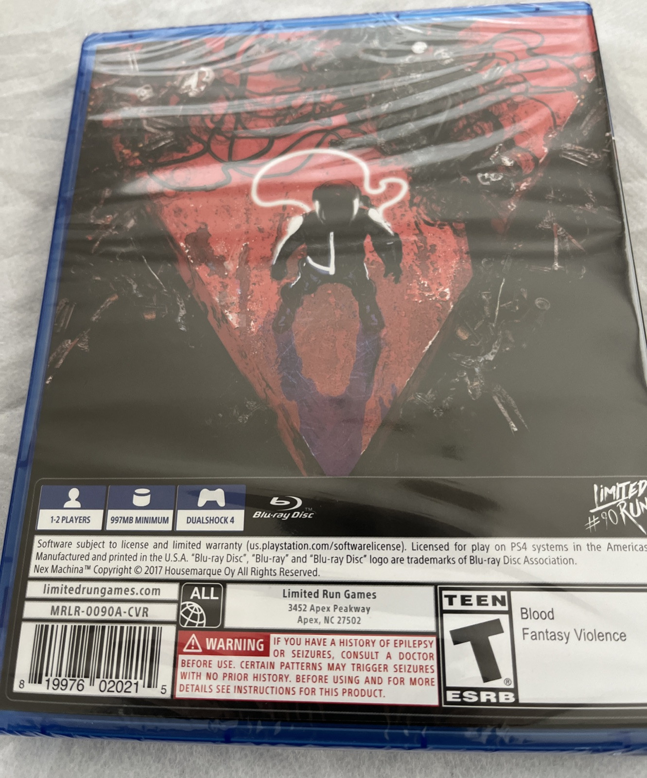 Nex Machina PlayStation 4 PS4 - Limited Run #90 - Sealed - NEW - RARE