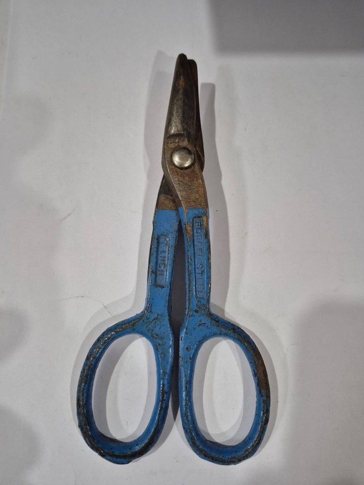 Vintage Tin Snips / Shears 7" Forged Steel C4 | eBay