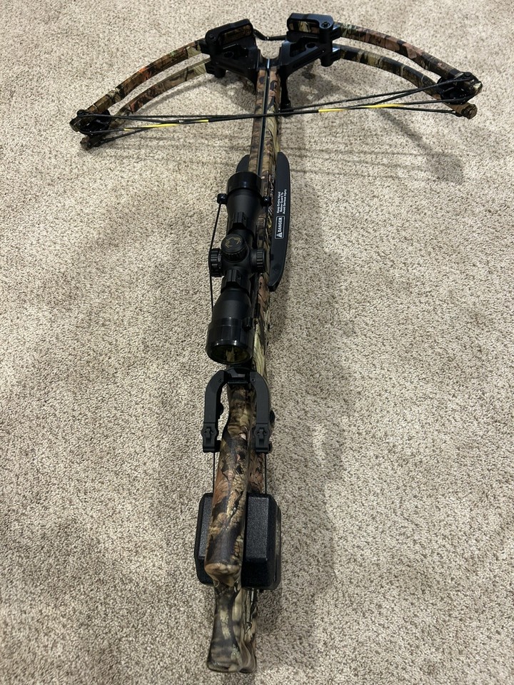Ten Point Titan Xtreme Cross bow w/ Acu draw, scope, case and Bolts | eBay