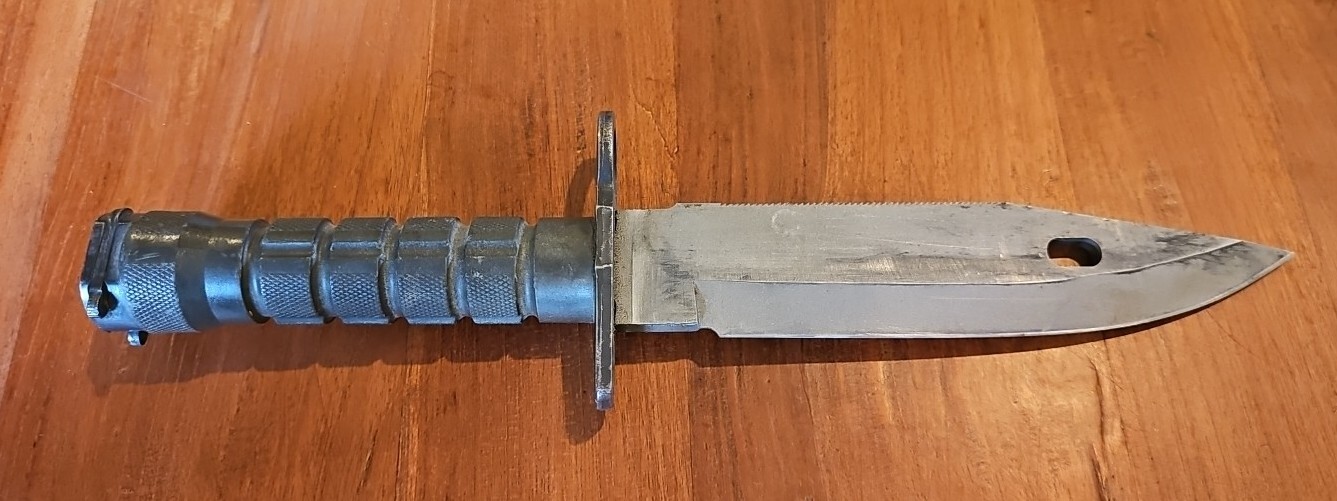LanCay M9 Bayonet with Scabbard - No Hyphen! - First Contract - Gray ...