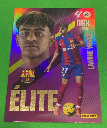 💥 2024 MGK LAMINE YAMAL #7 ELITE Barcelona PANINI Megacracks 💥 2024-25 | eBay