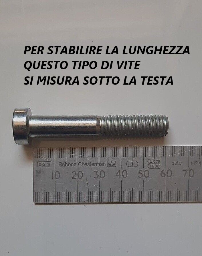 VITI M10 M12 TESTA BASSA RIBASSATA A BRUGOLA TCEI DIN 7984 ACCIAIO 8.8 ...