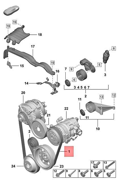Genuine Porsche V Belt 0PB903137A OPTIBELT Germany for sale online | eBay